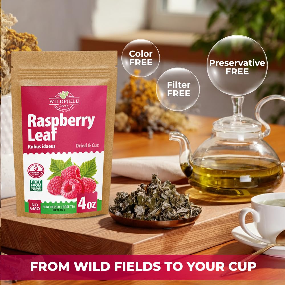 Nourishing raspberry leaf tea blend