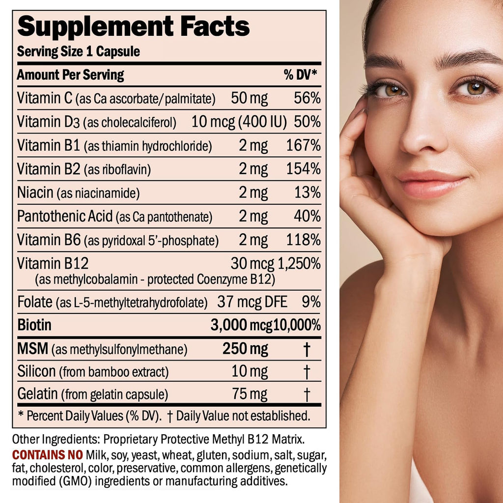 nourishing skin and nails supplement