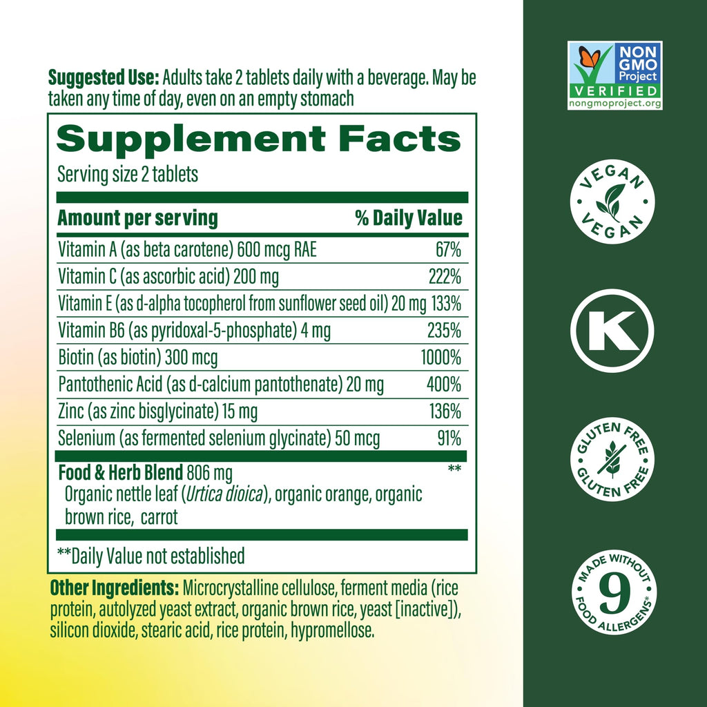 Nourishing skin and nails supplement