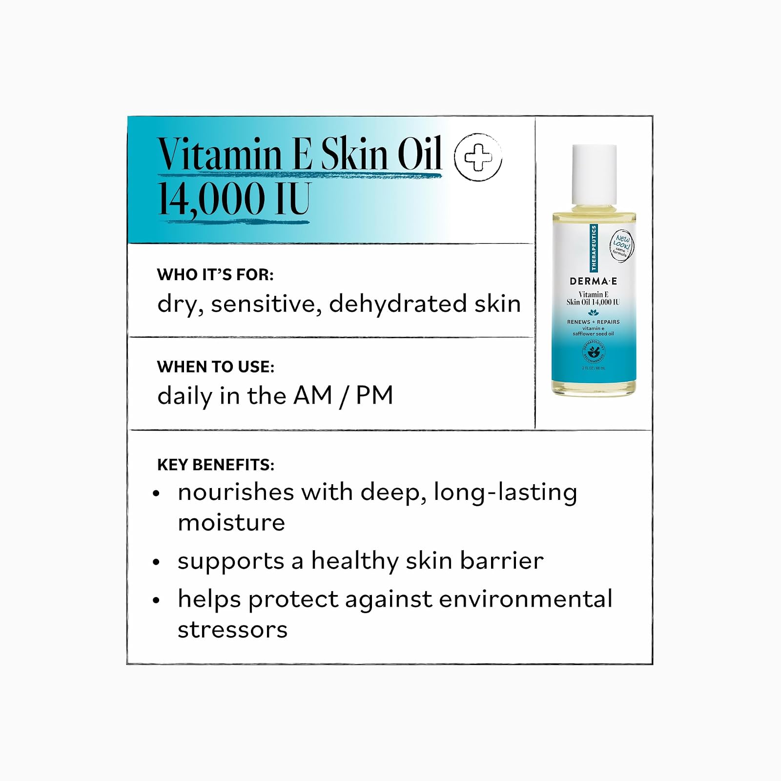 Nourishing skin support oil