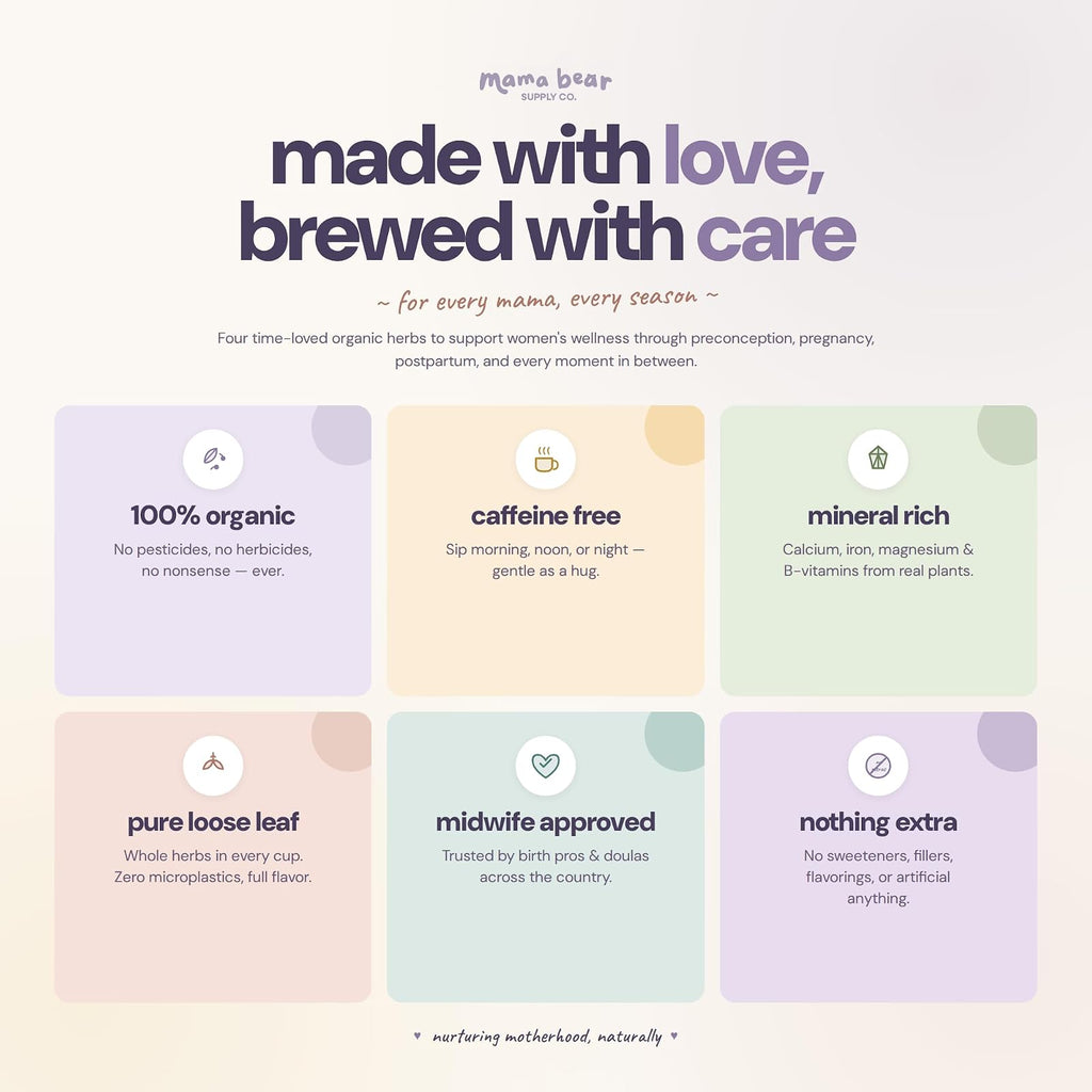 Nourishing tea for expecting mothers