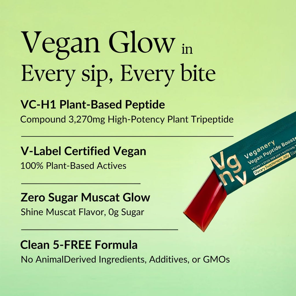 Nourishing vegan collagen peptides supplement