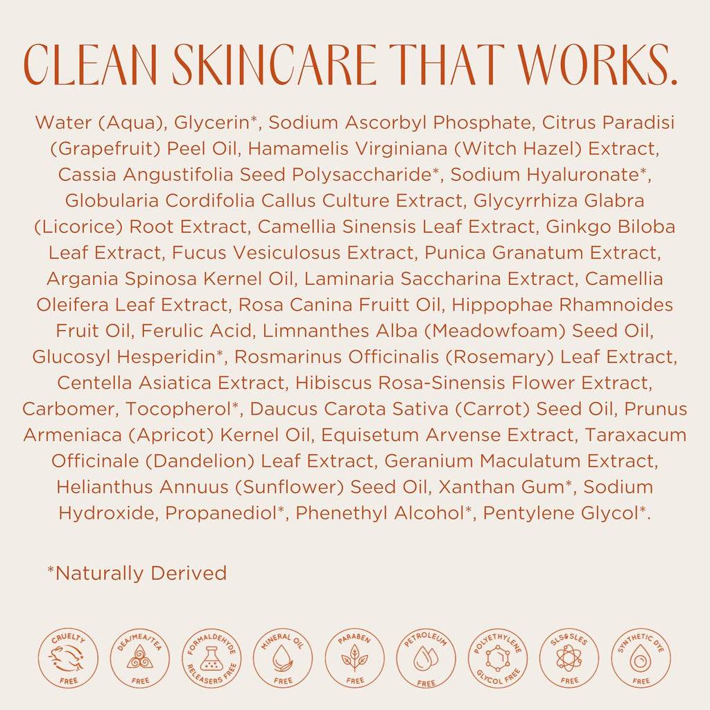Nourishing vitamin C for radiant complexion