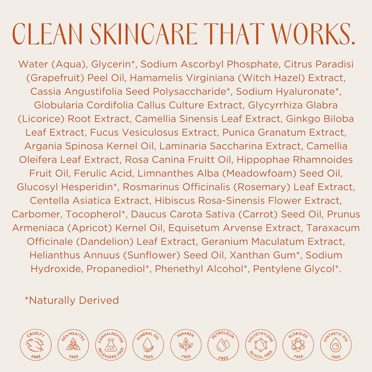 Nourishing vitamin C for radiant complexion