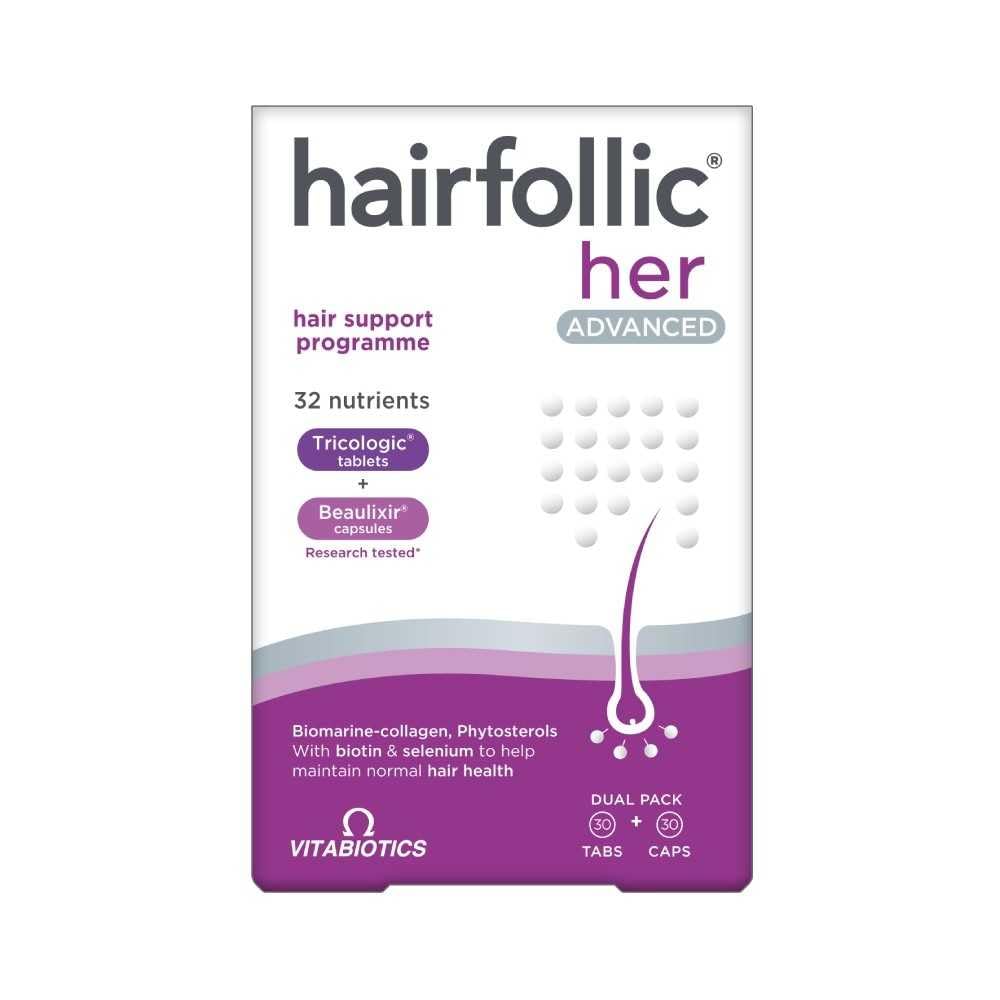 Nourishing vitamins for stronger hair follicles