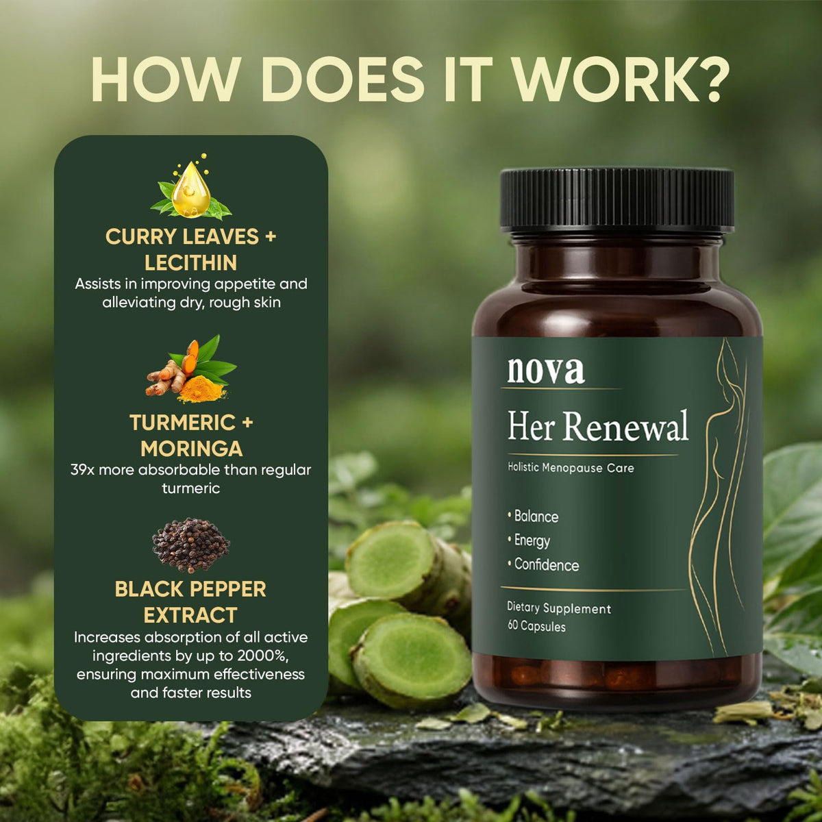 NOVA menopause support for hormonal balance