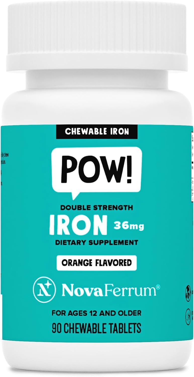 NovaFerrum chewable iron supplement tablets
