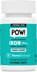 NovaFerrum chewable iron supplement tablets