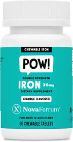 NovaFerrum chewable iron supplement tablets