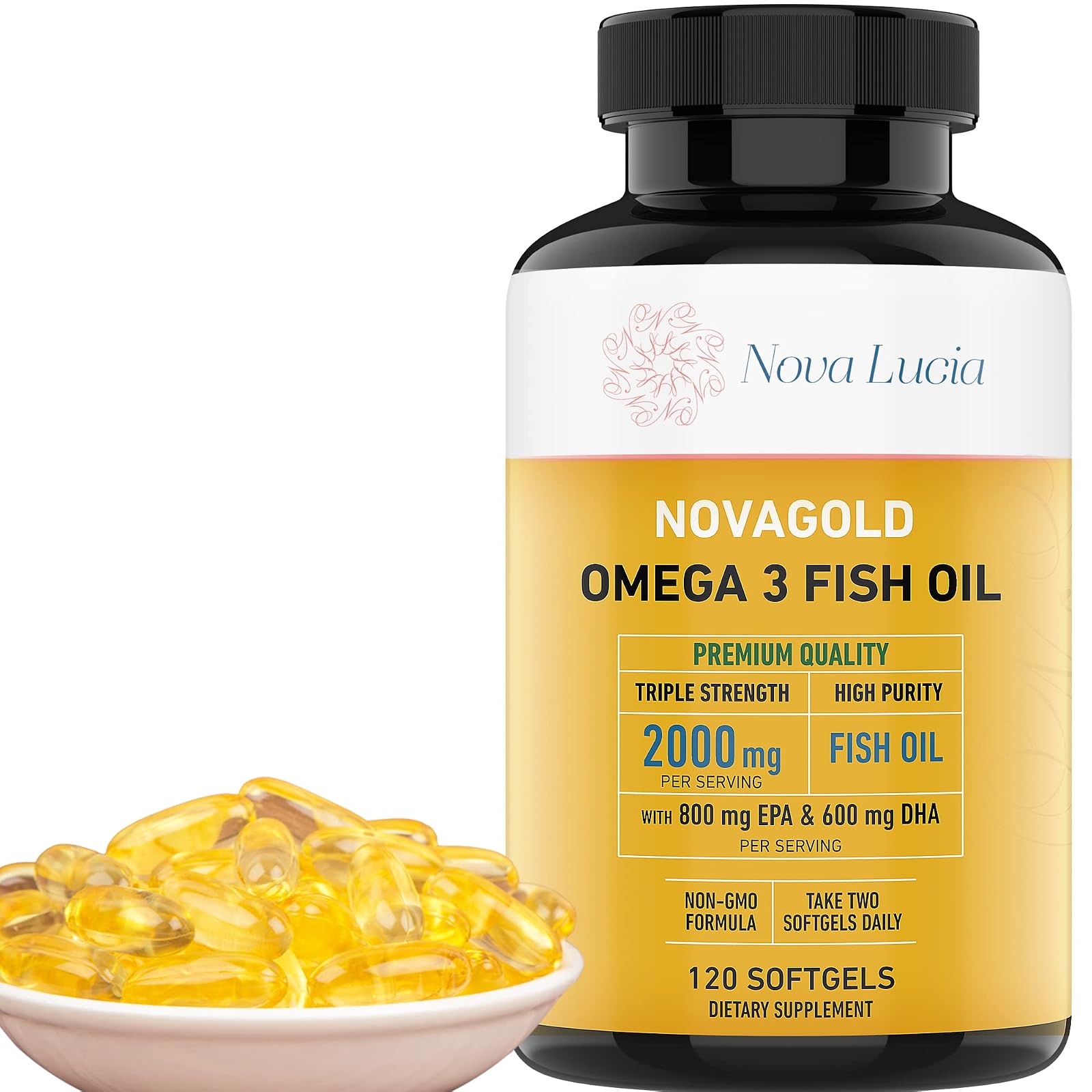 NovaGold fish oil softgels