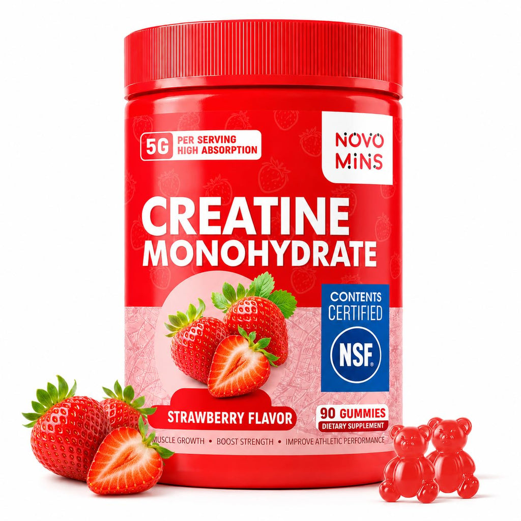 Novomins creatine gummies for energy