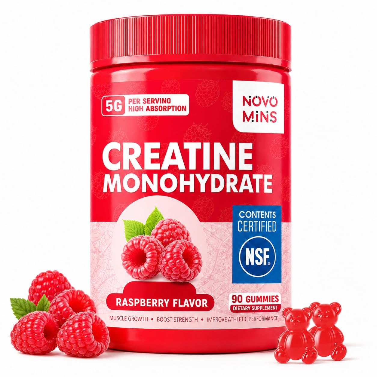 novomins creatine gummies for energy