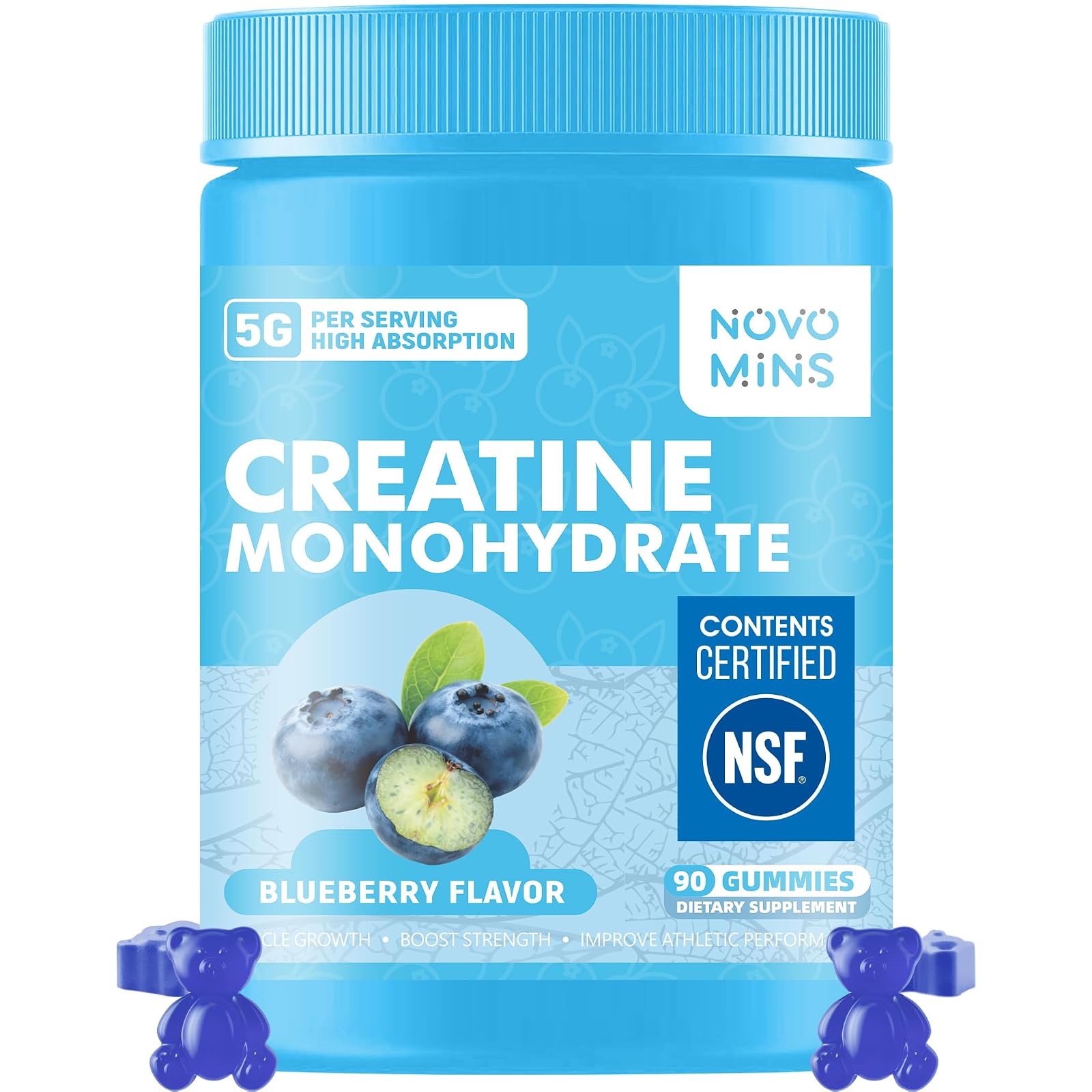 novomins creatine gummies for energy