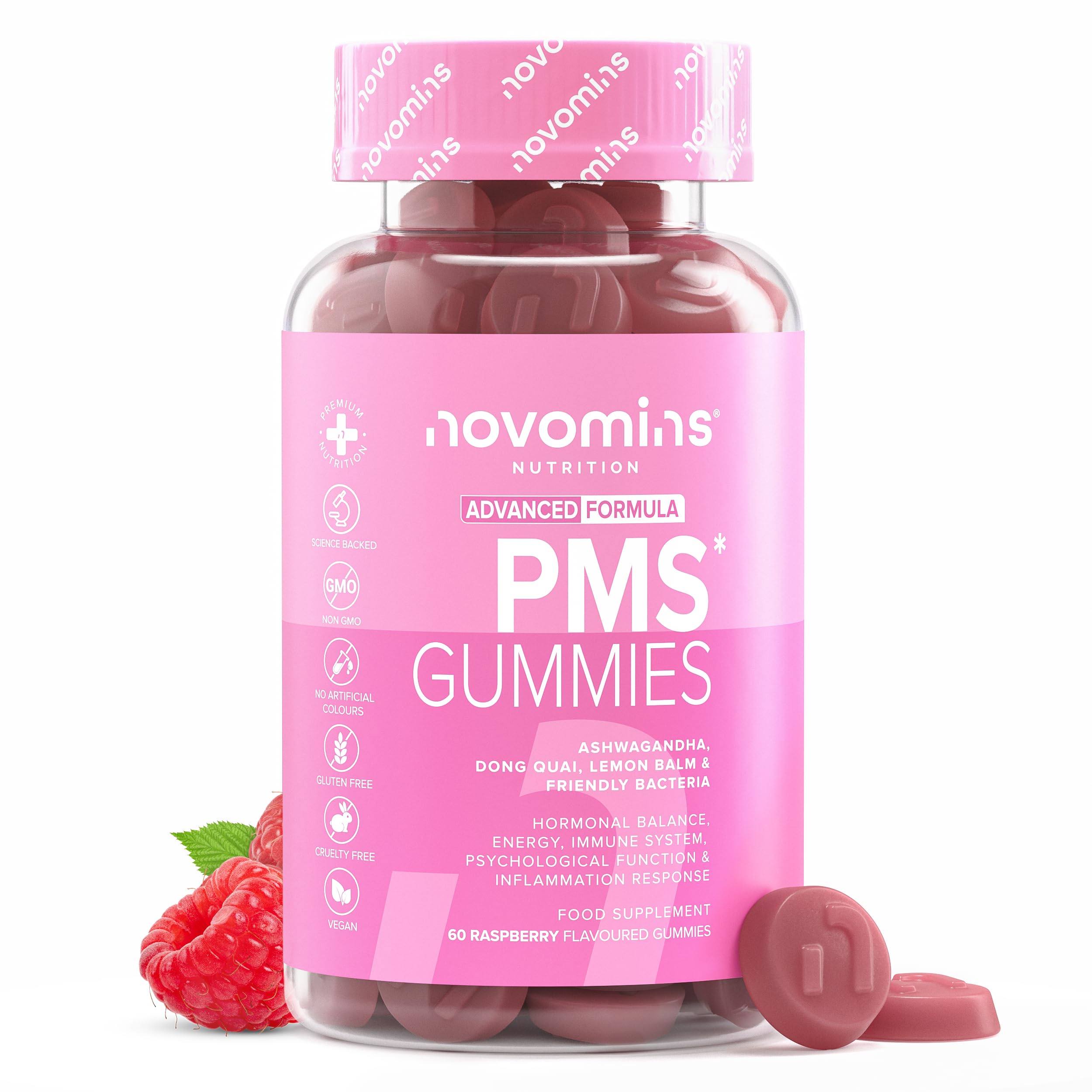 Novomins PMS gummies for hormone balance