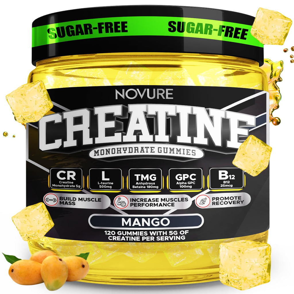 Novure creatine gummies for energy