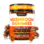 Novure mushroom gummies pineapple flavour