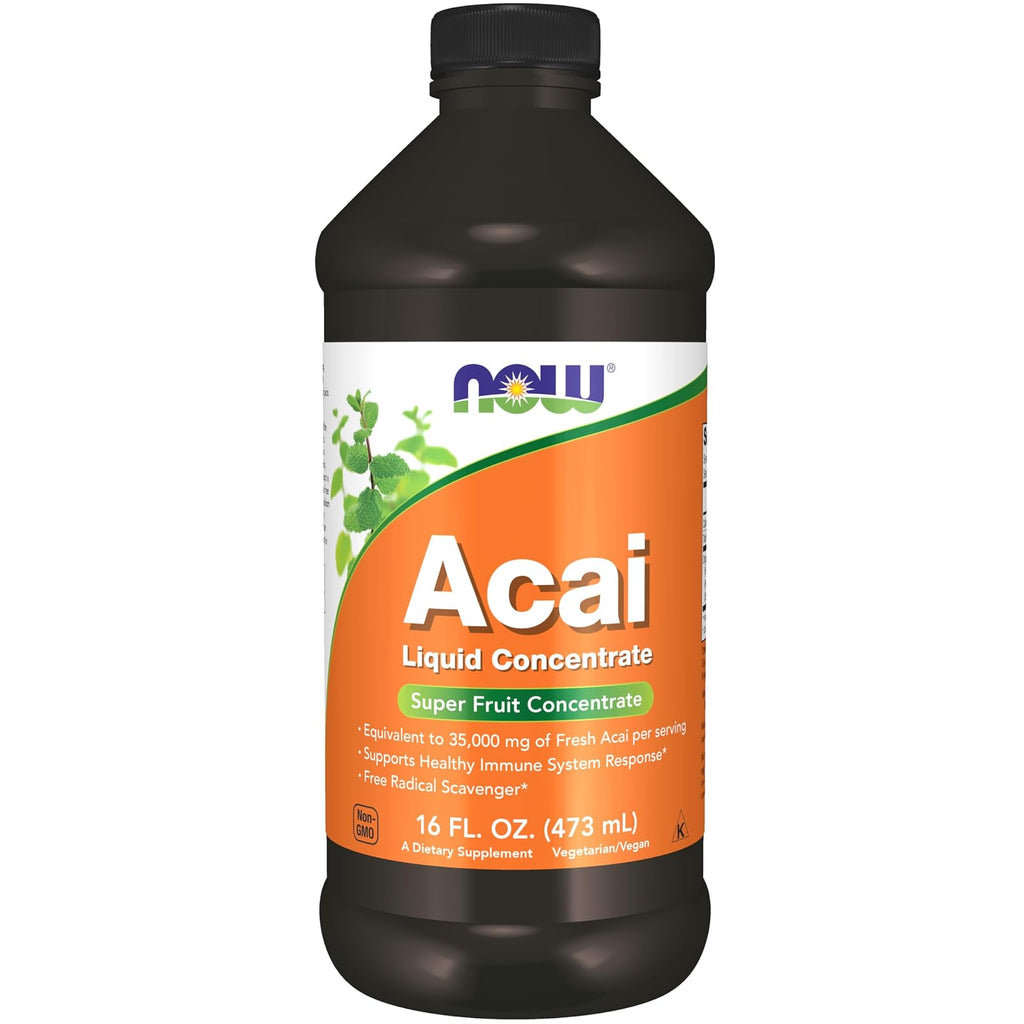 NOW Acai Liquid super fruit concentrate