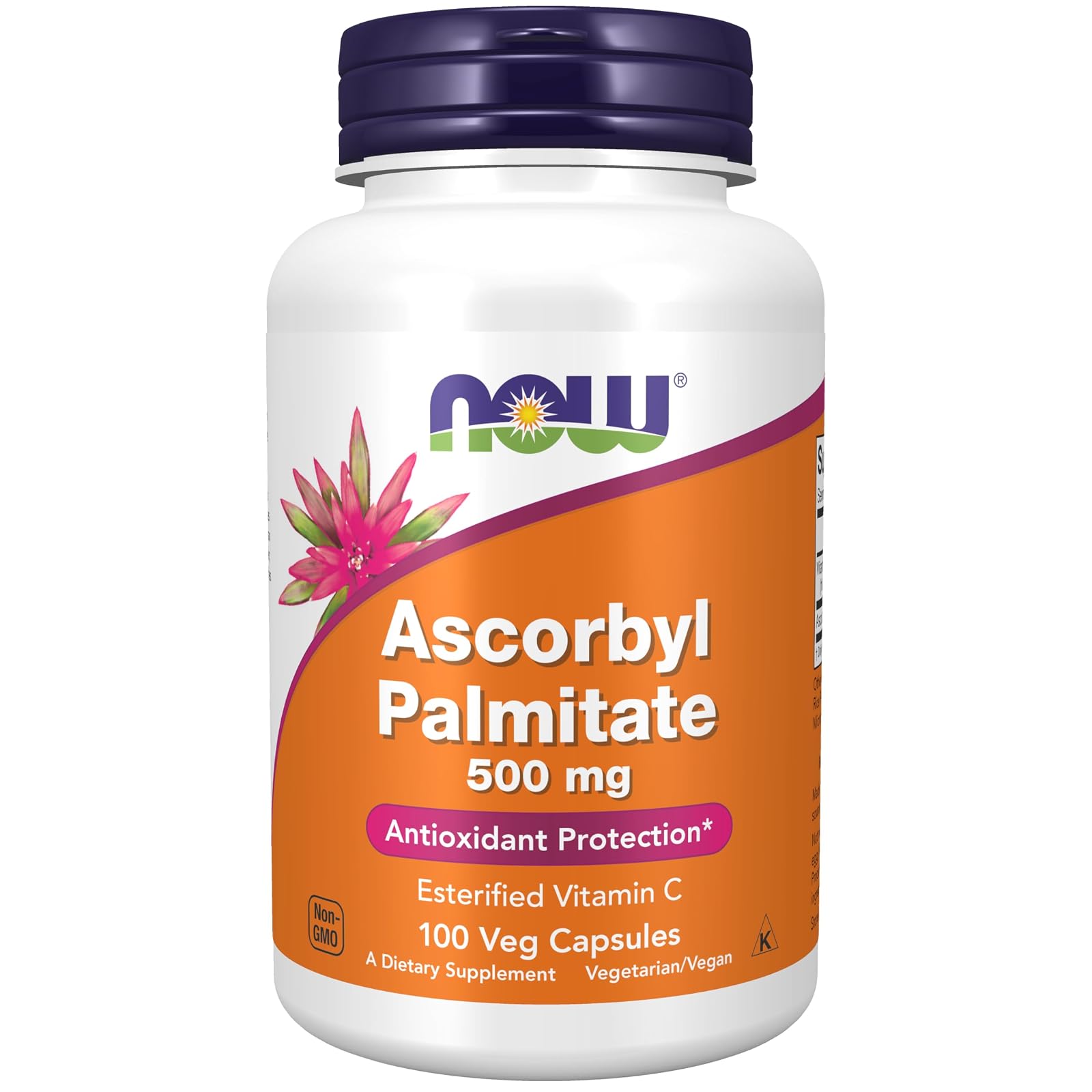 NOW Ascorbyl Palmitate vitamin C capsules