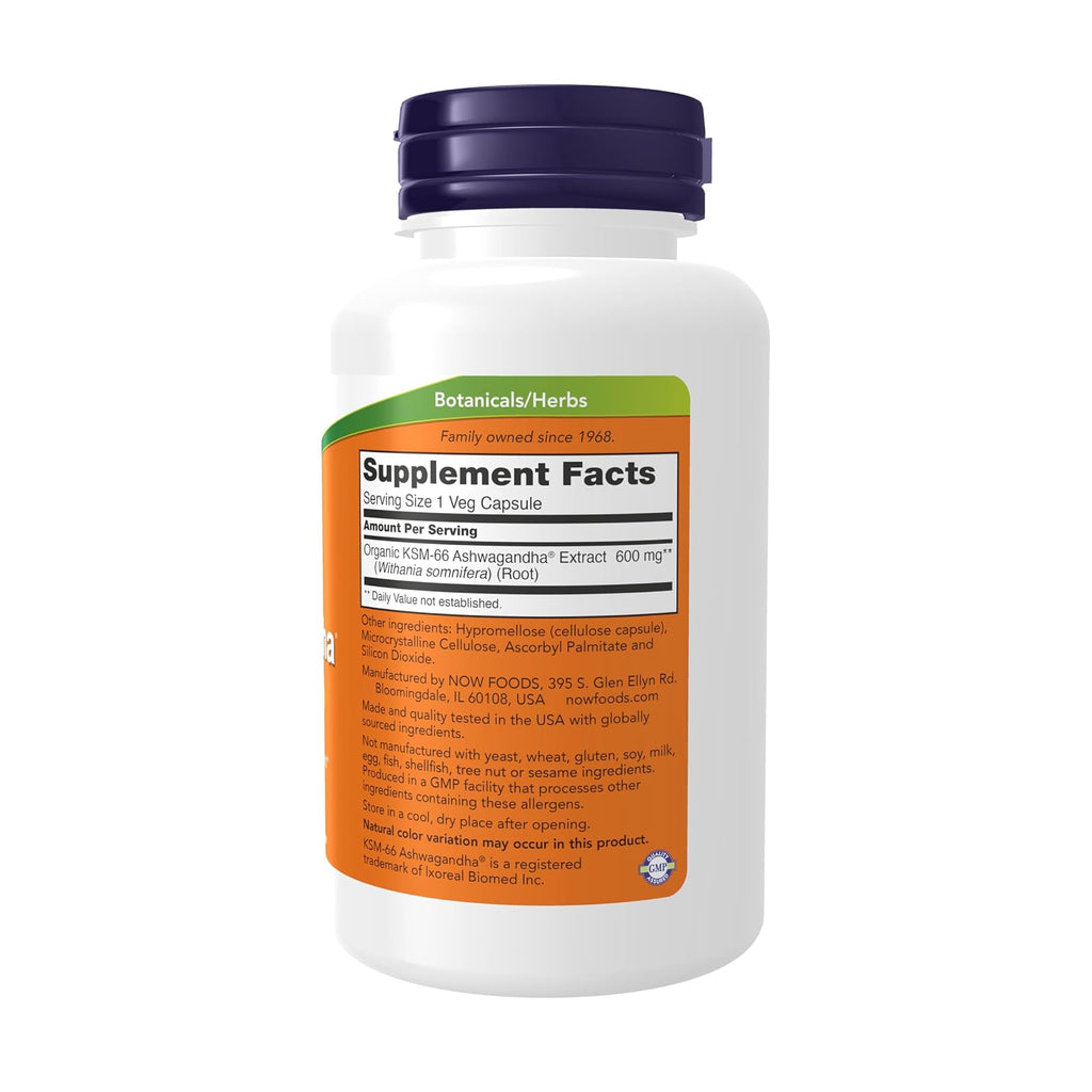 Now ashwagandha capsules for better sleep