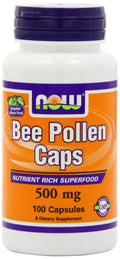 NOW Bee Pollen capsules for energy