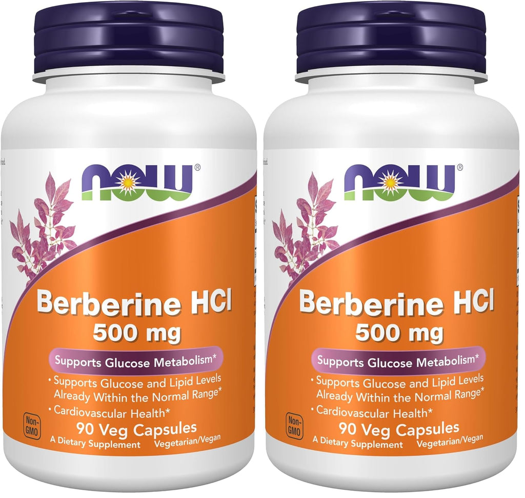 Now Berberine HCL 500 mg capsules