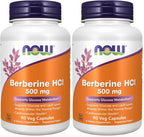 Now Berberine HCL 500 mg capsules