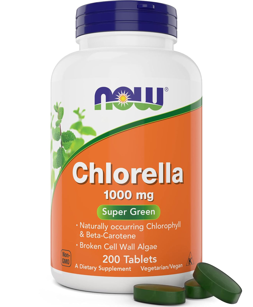 Now chlorella tablets for wellness