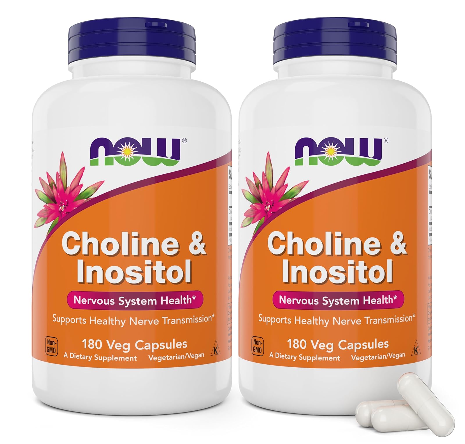 Now Choline & Inositol capsules