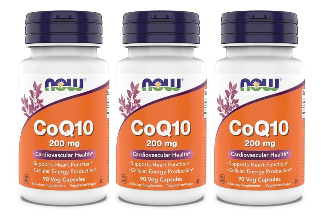 Now CoQ10 vegetarian capsules for energy
