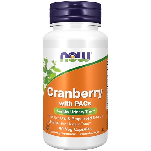 NOW cranberry capsules for urinary health