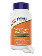 Now Dairy Digest Complete capsules for digestion