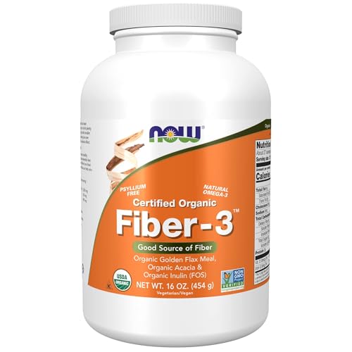 NOW Fiber-3 Organic digestive support