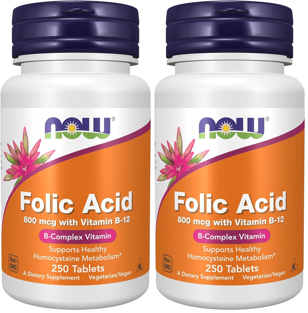 NOW Folic Acid vitamin B complex