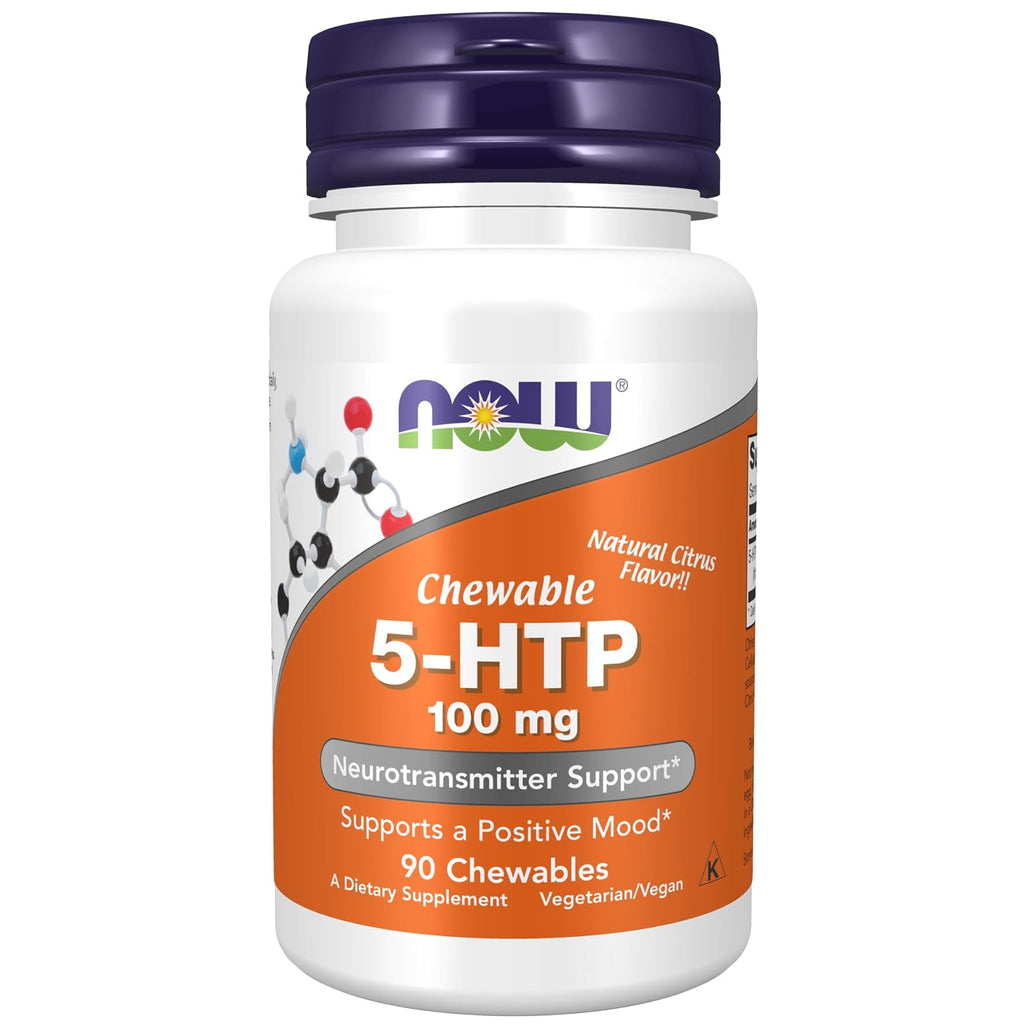 NOW Foods 5-HTP chewable tablets