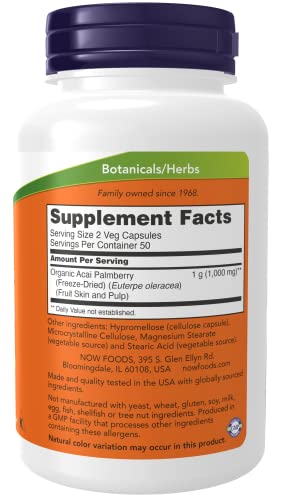 Now Foods acai health benefits