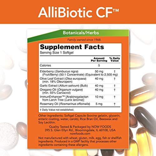 Now Foods Allibiotic supports immune function