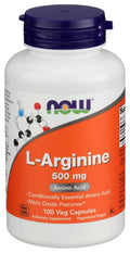 Now Foods Arginine 500 mg capsules