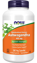 NOW Foods ashwagandha capsules for stress relief