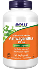 NOW Foods ashwagandha capsules for stress relief