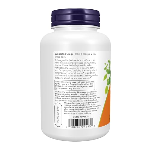 NOW Foods Ashwagandha for improved focus
