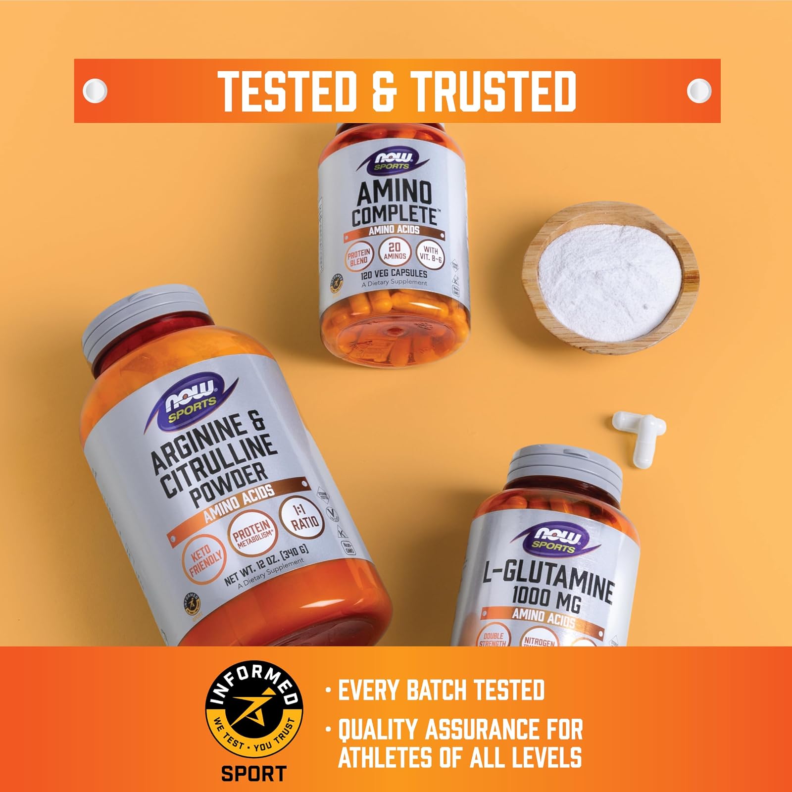 NOW Foods BCAA for post-workout