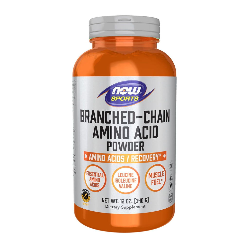 NOW Foods BCAA powder for muscle recovery