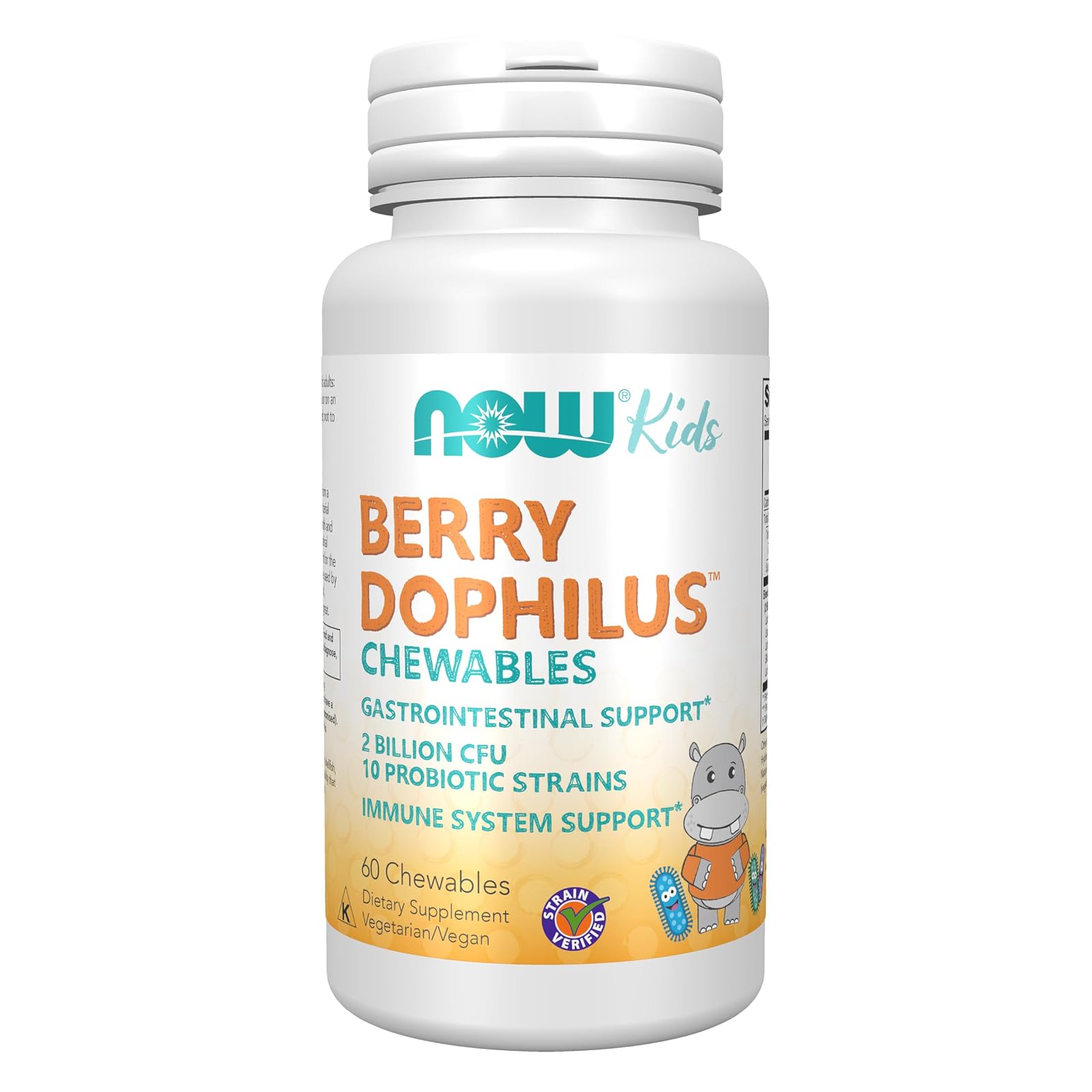 NOW Foods BerryDophilus chewable probiotics