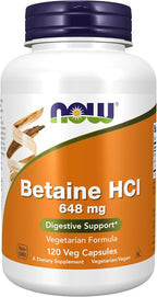 NOW Foods Betaine HCl multivitamins