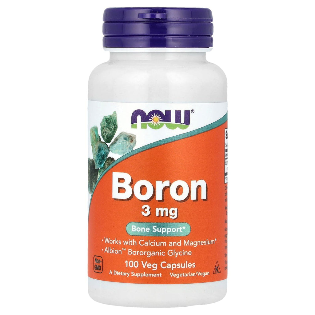 Now Foods Boron trace minerals supplement