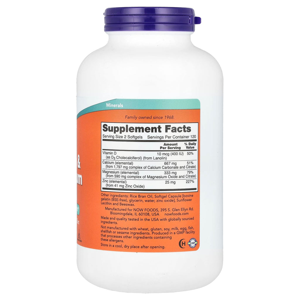 Now Foods calcium for strong bones