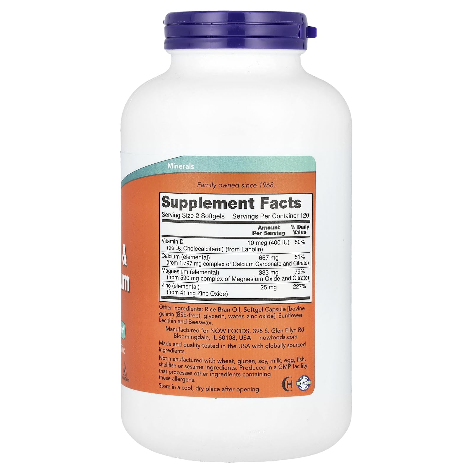 Now Foods calcium for strong bones