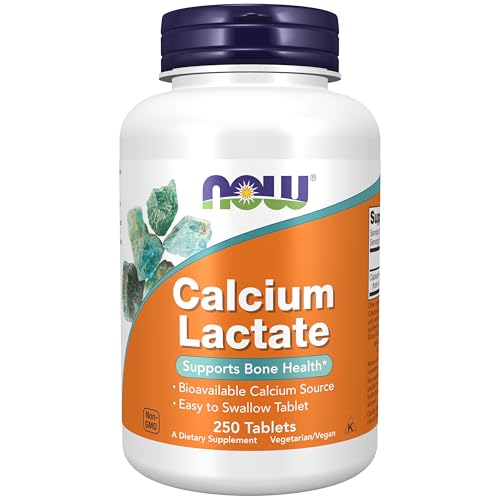 NOW Foods calcium lactate tablets