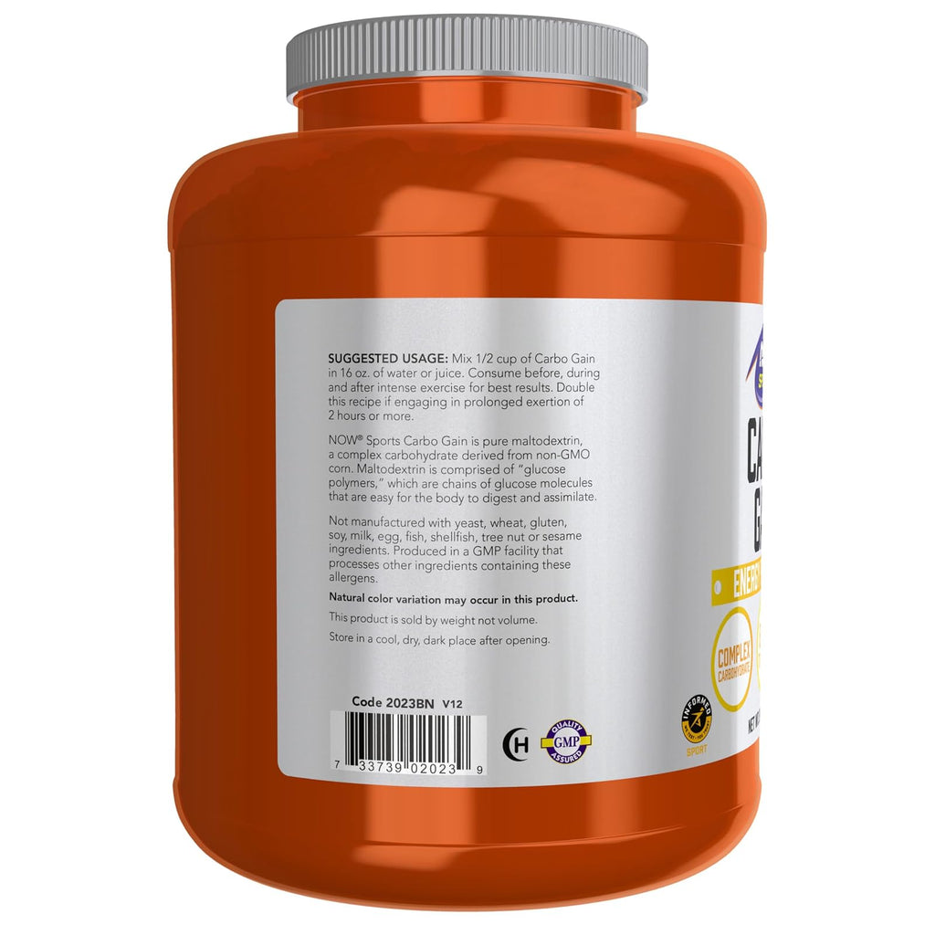 NOW Foods Carbo Gain for muscle growth