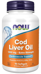 NOW Foods cod liver oil softgels